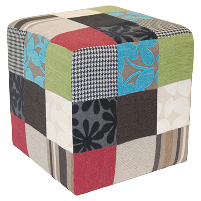 ClassicLiving Grandview 40cm Wide Square Cube Ottoman & Reviews ...
