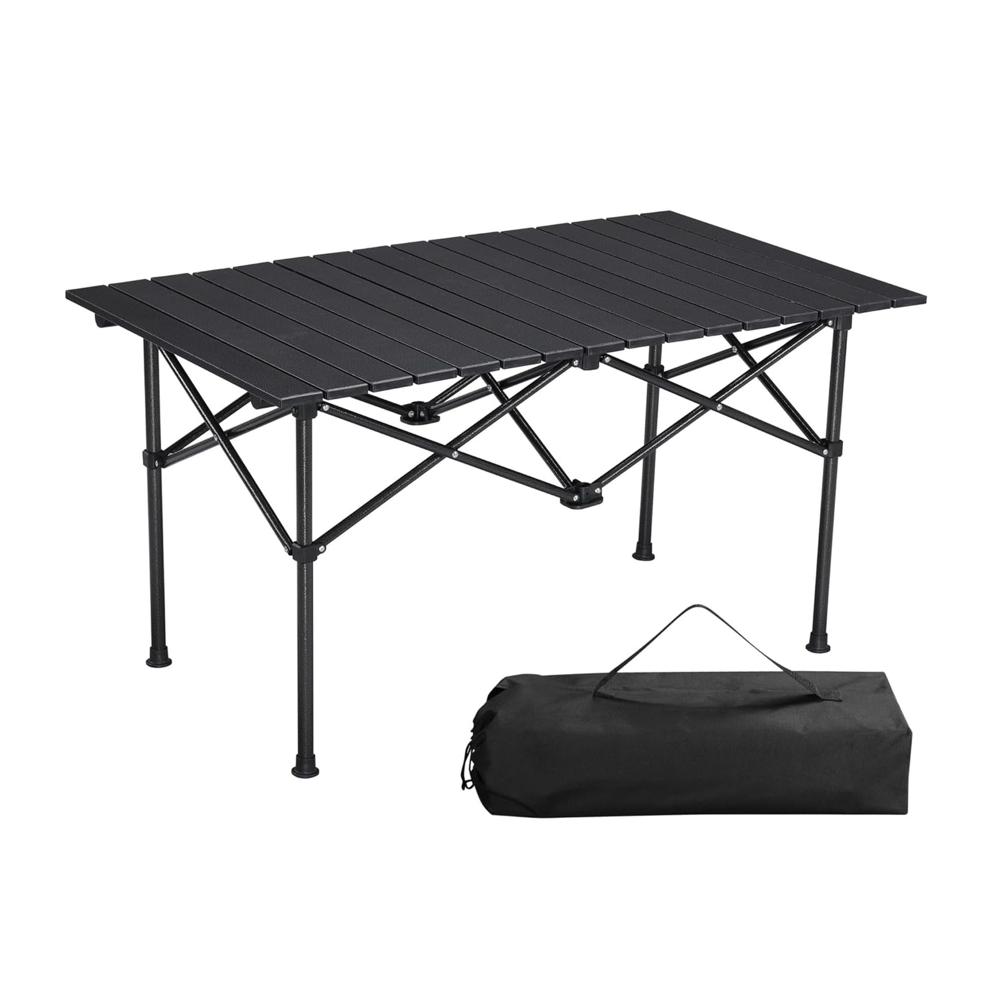 INKEDZ Aluminium Folding Camping Table - 95 x 55cm (37.4 x 21.7 ...