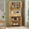 Latitude Run® Tall Kitchen Pantry Cabinet With Drawers, Adjustable ...