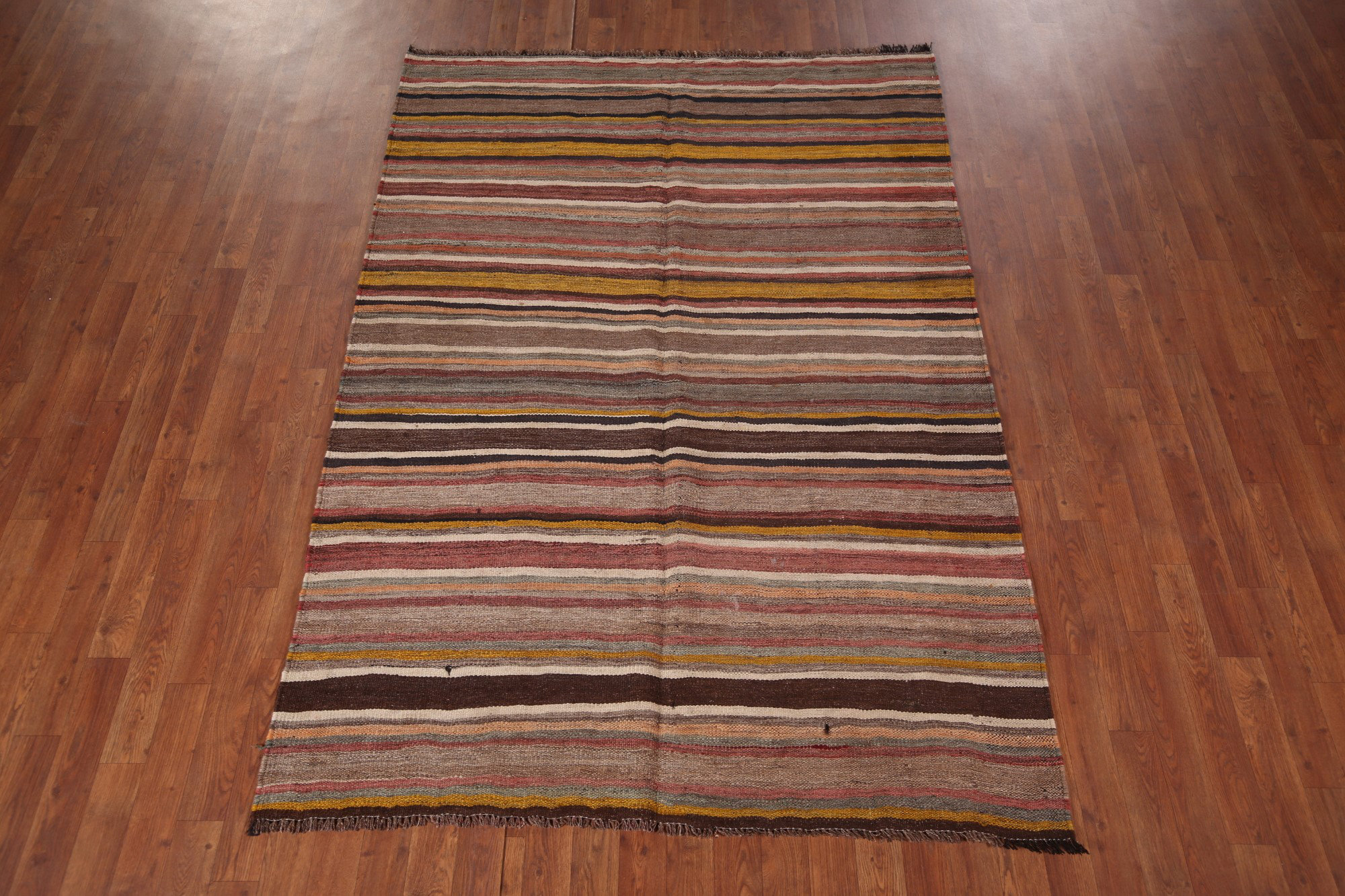 Corrigan Studio All-Over Striped Kilim Accent Rug 5x7 - Wayfair Canada