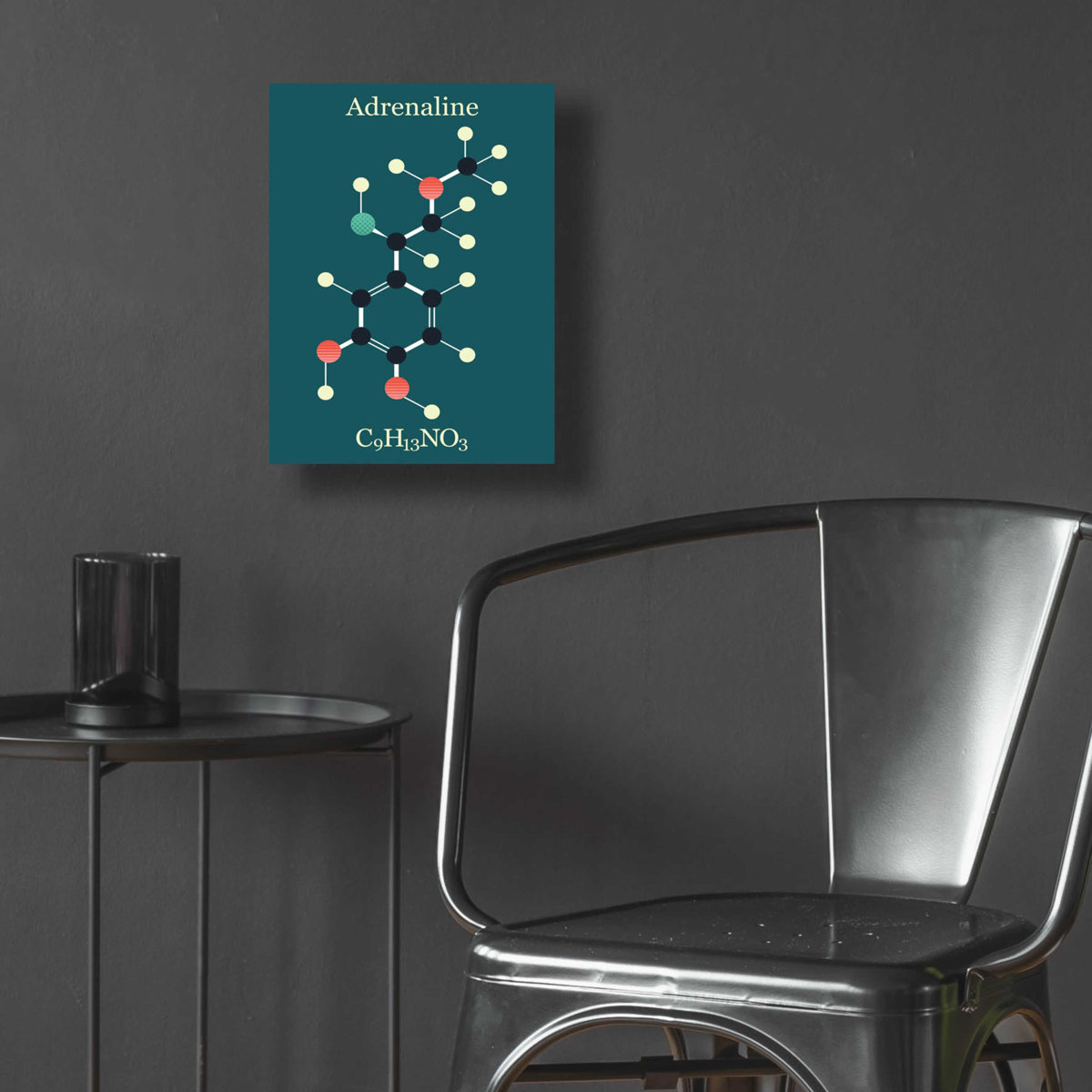 Ebern Designs 'Adrenaline Molecule I' by Epic Portfolio, Acrylic Glass ...