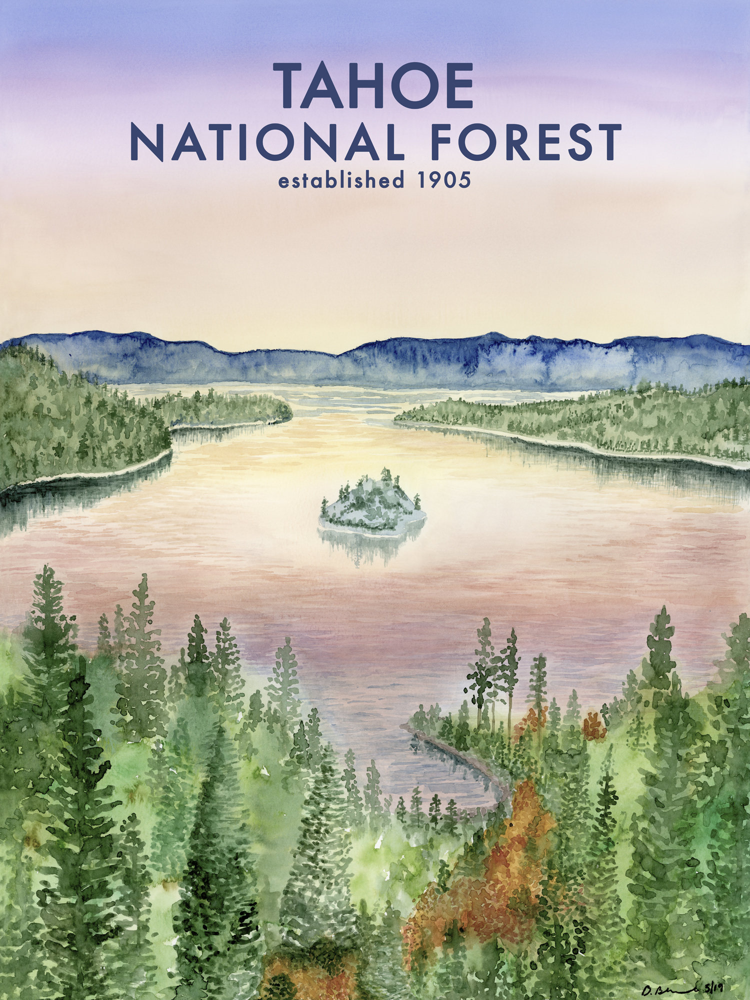 Millwood Pines Lovely Landscapes Lake Tahoe with Text by Brett ...