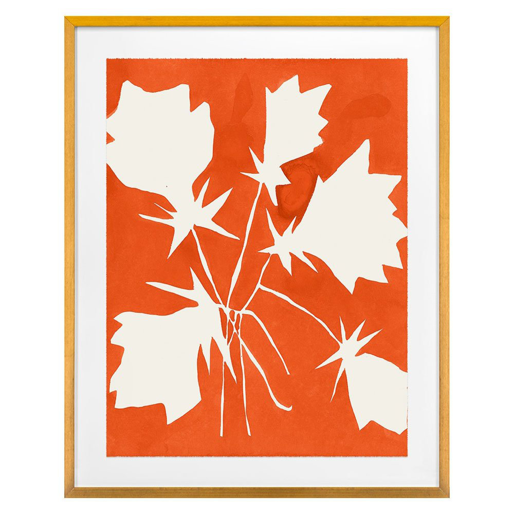 Grand Image Home Orange Mountain Laurel by Kate Roebuck - Framed ...