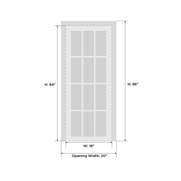 SARTODOORS Modern Solid Interior Pre-Hung Door With Handle | Planum ...