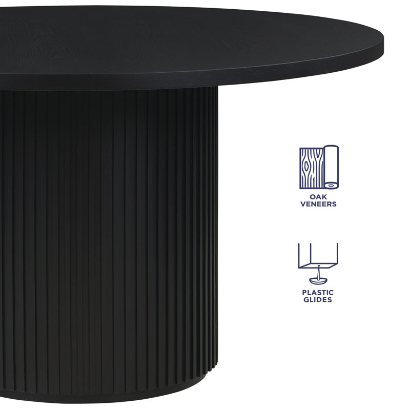 Latitude Run® Fiammetta 52'' Round Pedestal Dining Table & Reviews ...