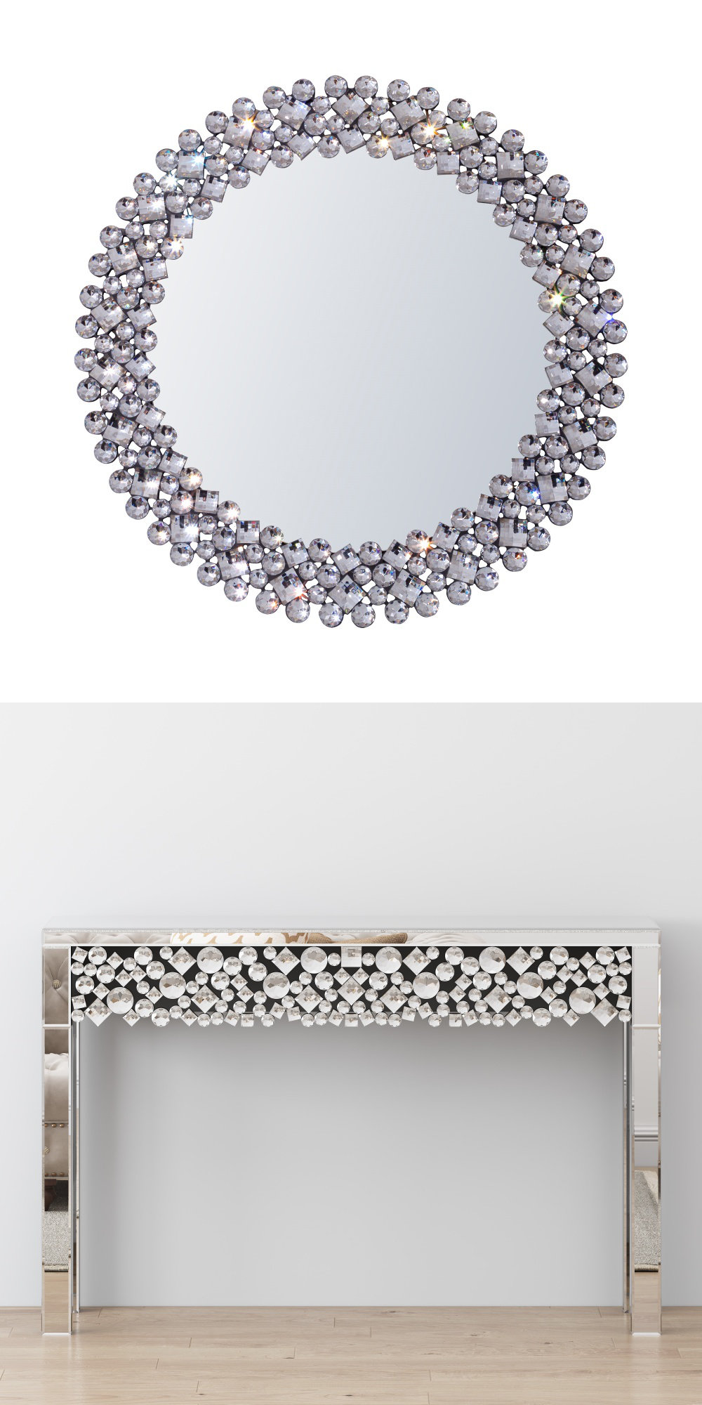 Everly Quinn Console Table Mirror Set & Reviews | Wayfair