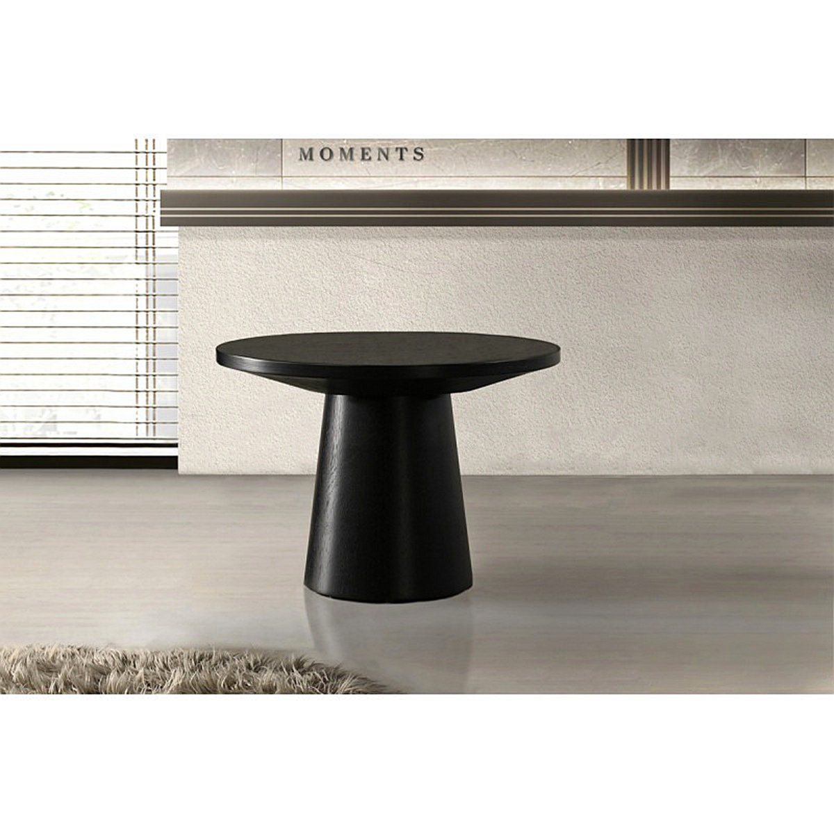 George Oliver 22 In. Round Wood End Table Modern Living Room Sofa Side ...