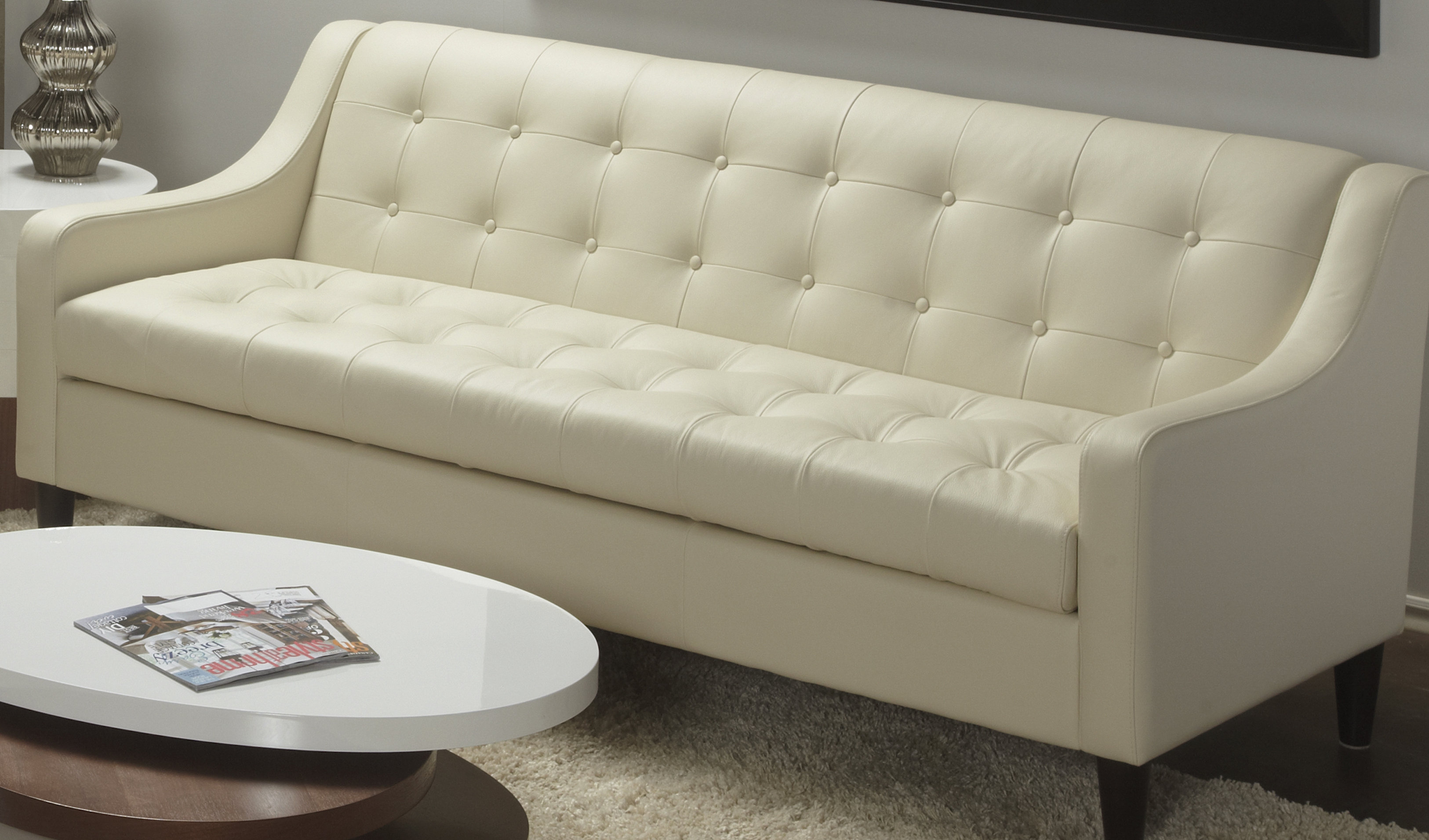 Lind Furniture Cameo Collection Leather Loveseat | Wayfair