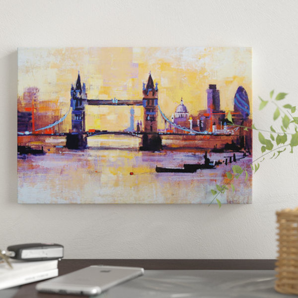 Bless international 'Colours of London' Print on Canvas - Wayfair Canada
