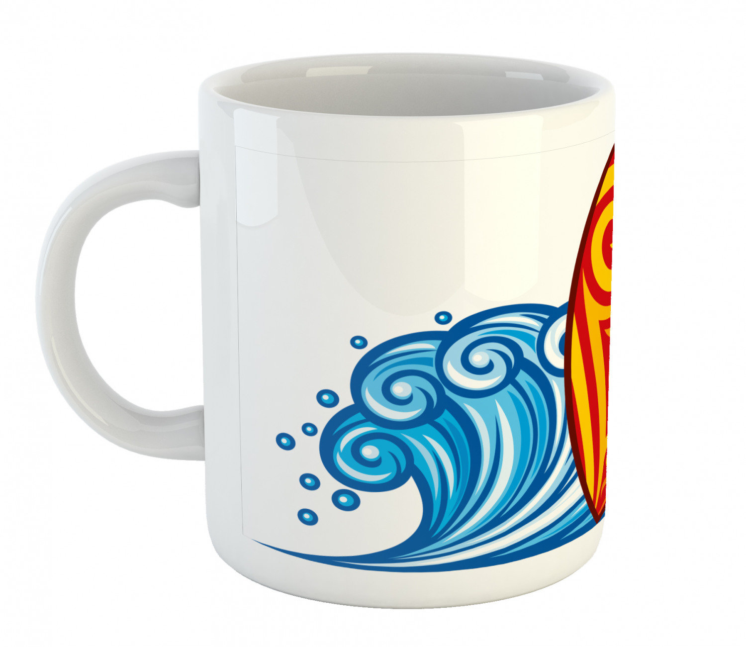 East Urban Home Ride the Wave Coffee Mug | Wayfair