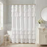 Madison Park Grace Single Ruffled Shower Curtain & Reviews | Wayfair