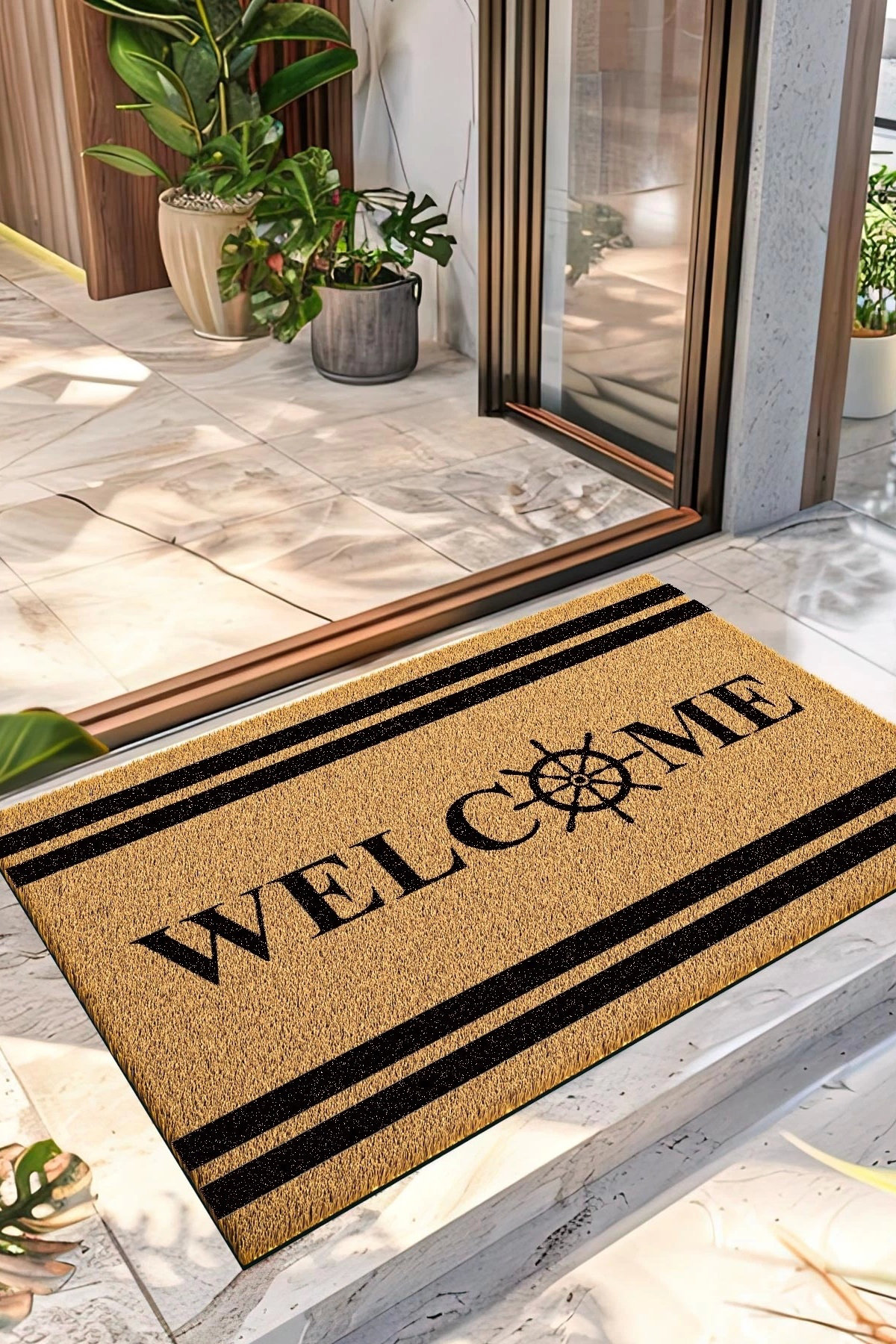 Breakwater Bay Lord of the Rings Hobbit Door Patterned Doormat | Wayfair