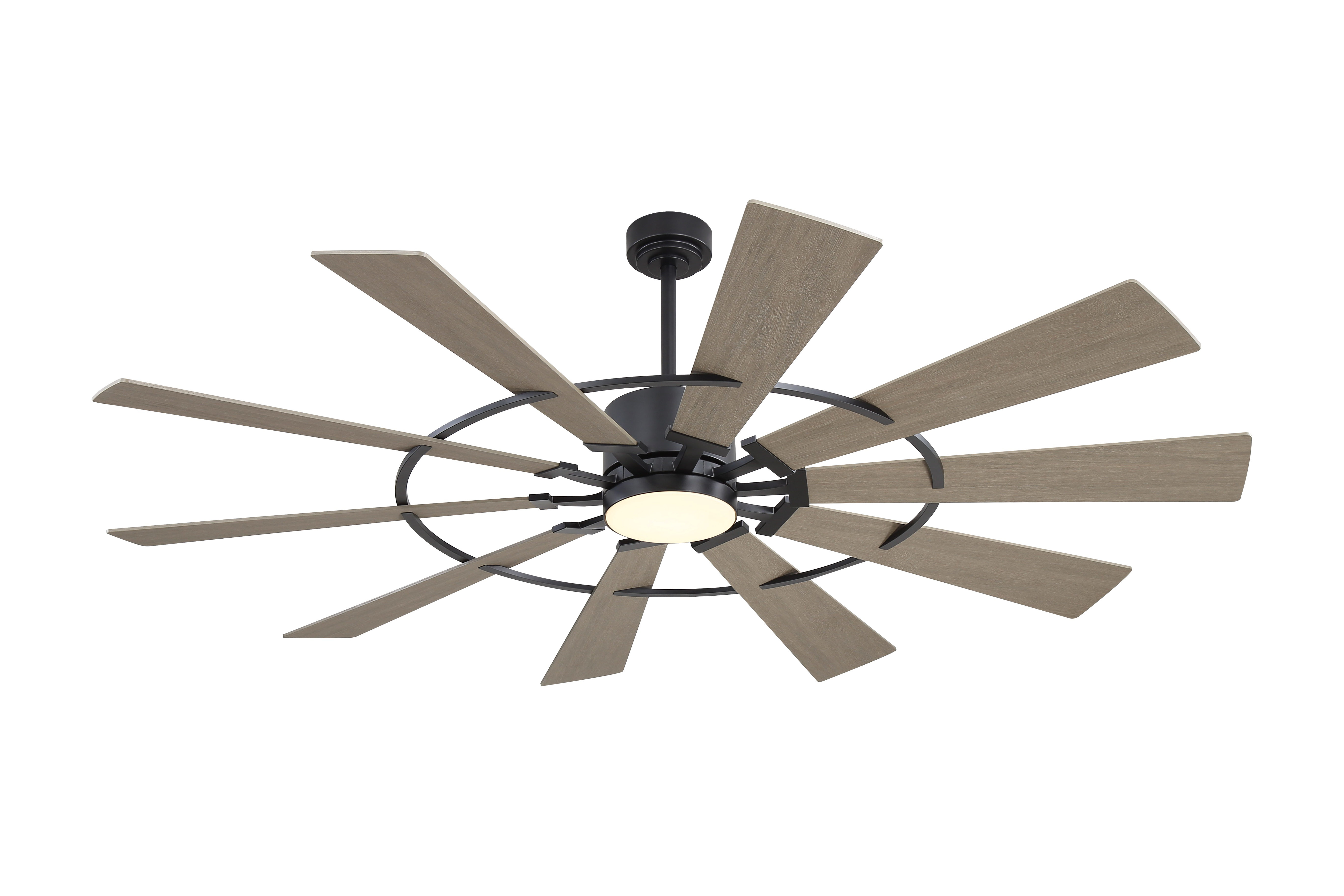 Ophelia & Co. Windmill Ceiling Fan With Lights 3 Downrod Dc Motor 6 ...