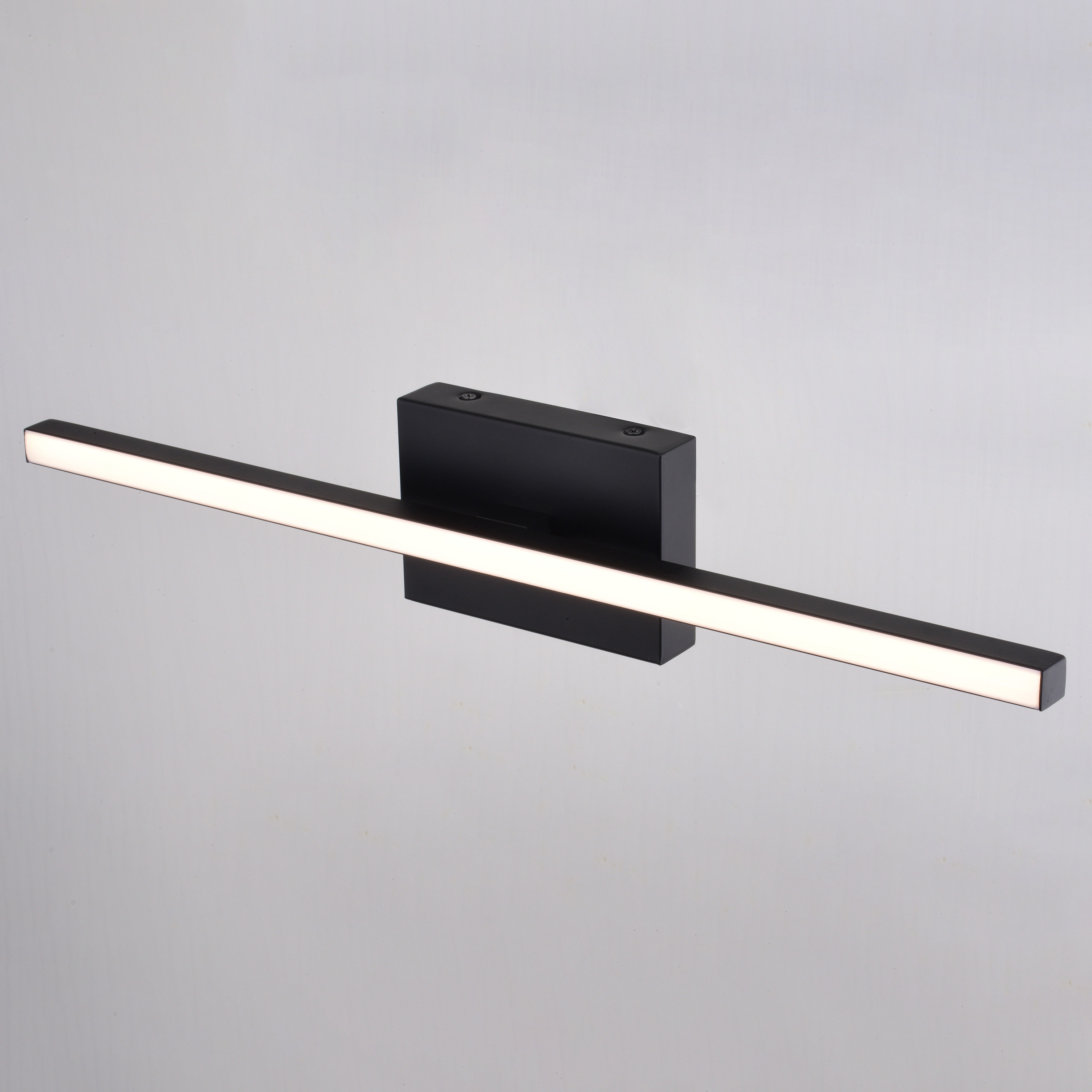 Wrought Studio Fanestil 24 In. Integrated LED Matte Black Bath Bar ...