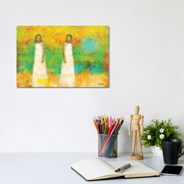 ClassicLiving The Tow Ladies by Jose Cacho - Wrapped Canvas Painting ...