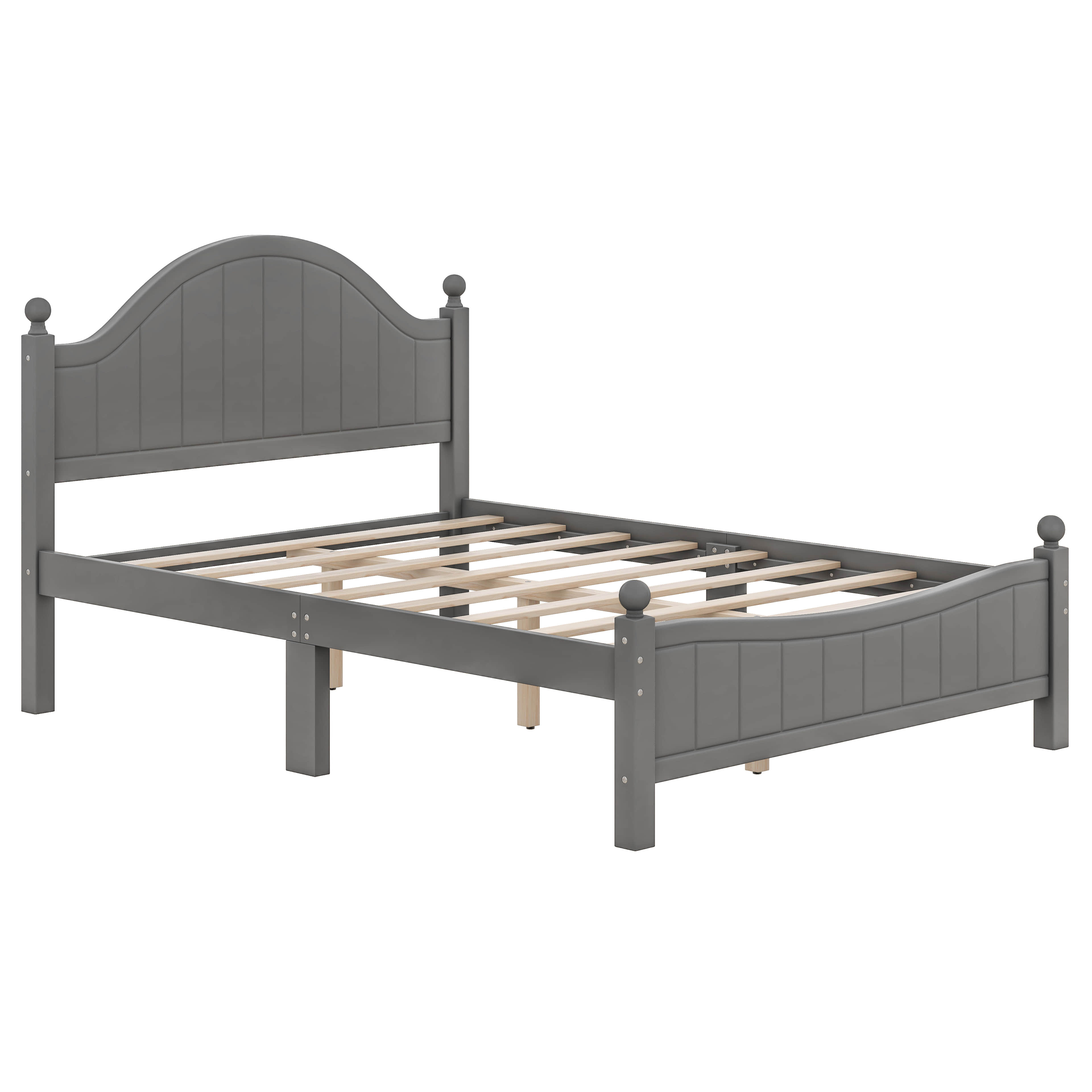 Red Barrel Studio Corisha Traditional Concise Style Solid Wood Platform ...