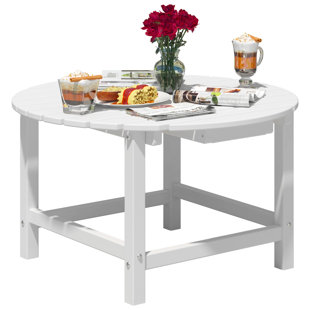 Round Patio Coffee Tables You'll Love | Wayfair