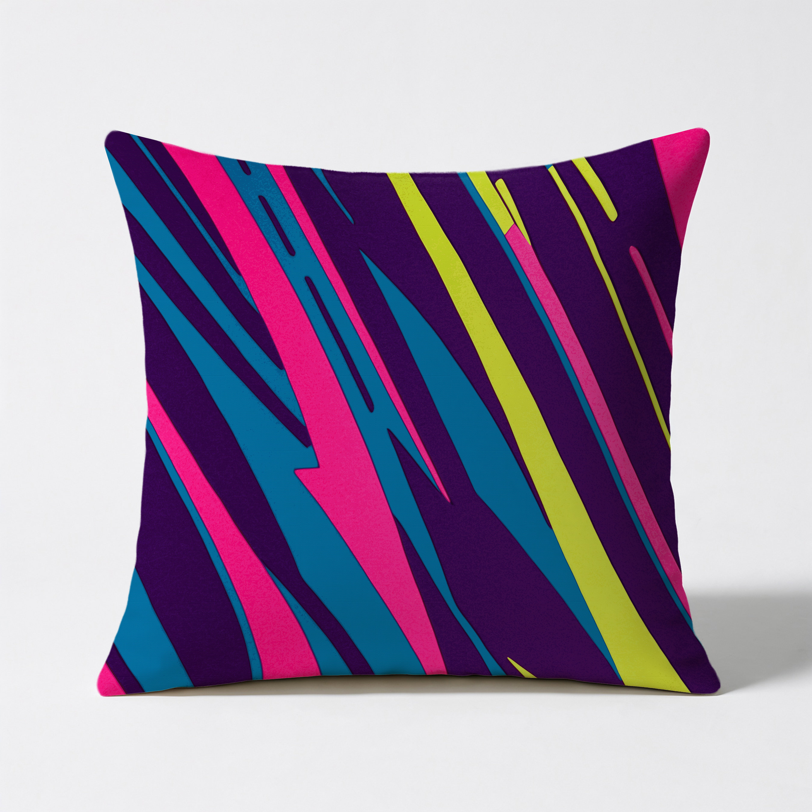 Rugolution Glowbeam Grid Indoor And Outdoor Throw Pillow | Wayfair