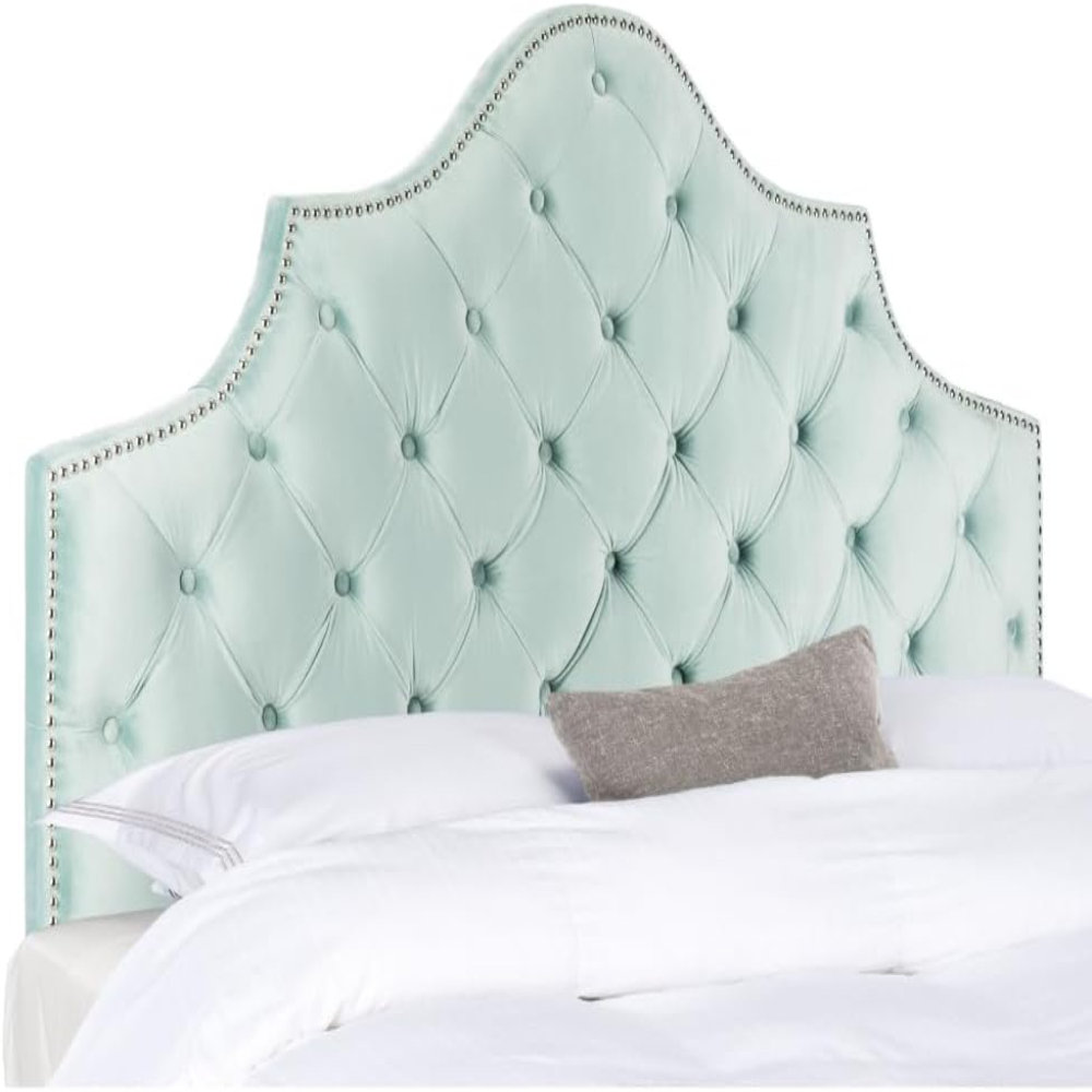 Rosdorf Park Marikka Tufted Headboard, Queen, Seafoam | Wayfair