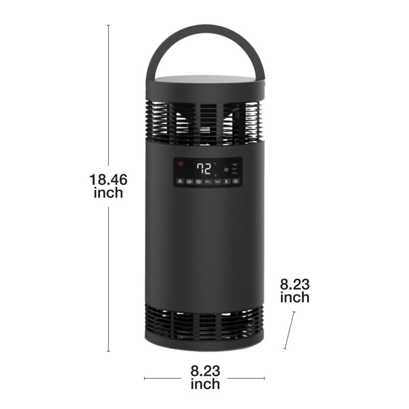 Lifesmart 5000 BTU Electric Tower Space Heater with Adjustable ...