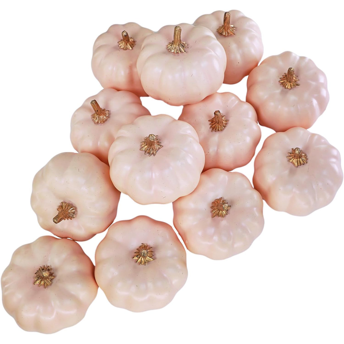 The Holiday Aisle® 12 Pcs Small Artificial Pumpkins Faux Pumpkins ...