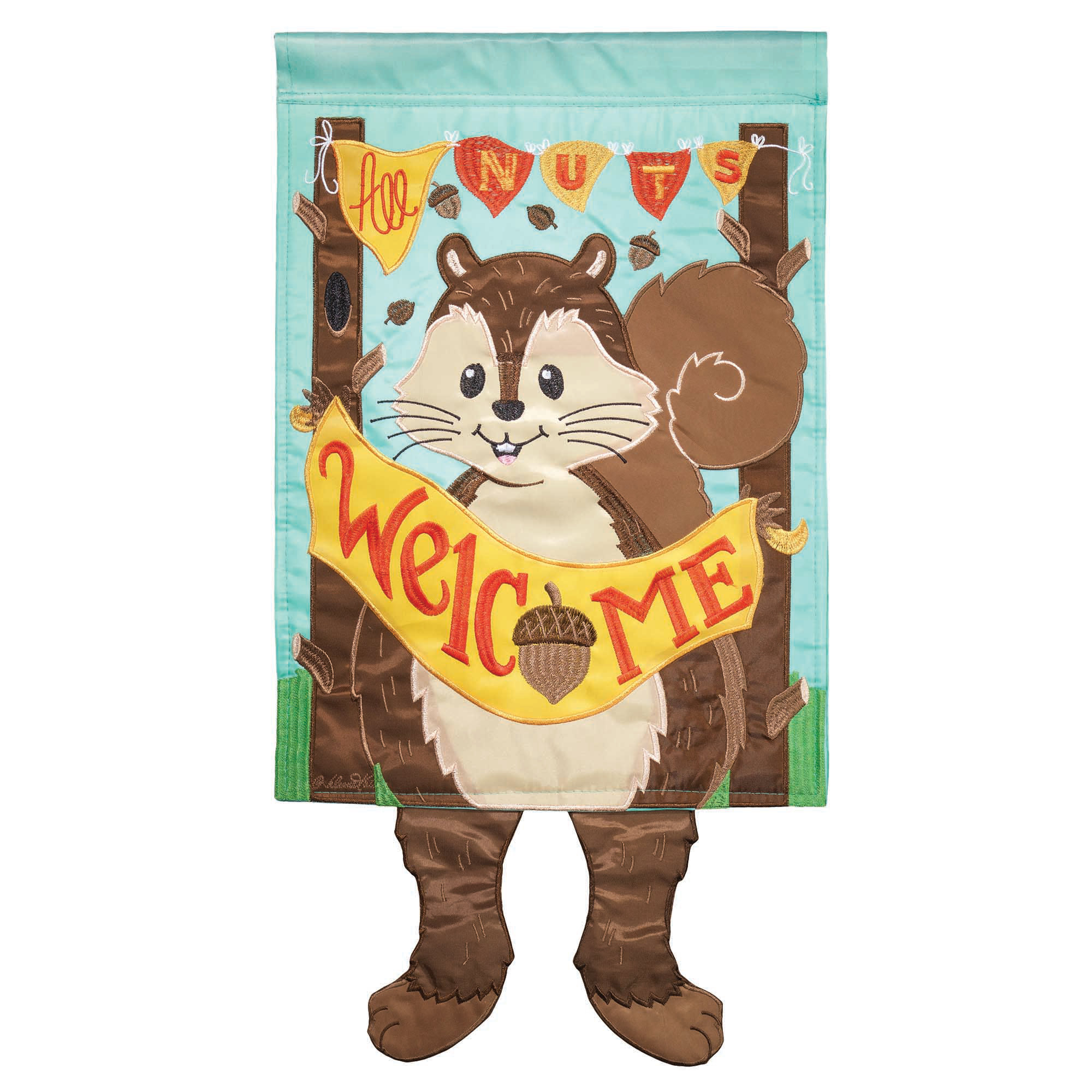 Redwood Rover Squirrel All Nuts Applique Garden Flag - Wayfair Canada