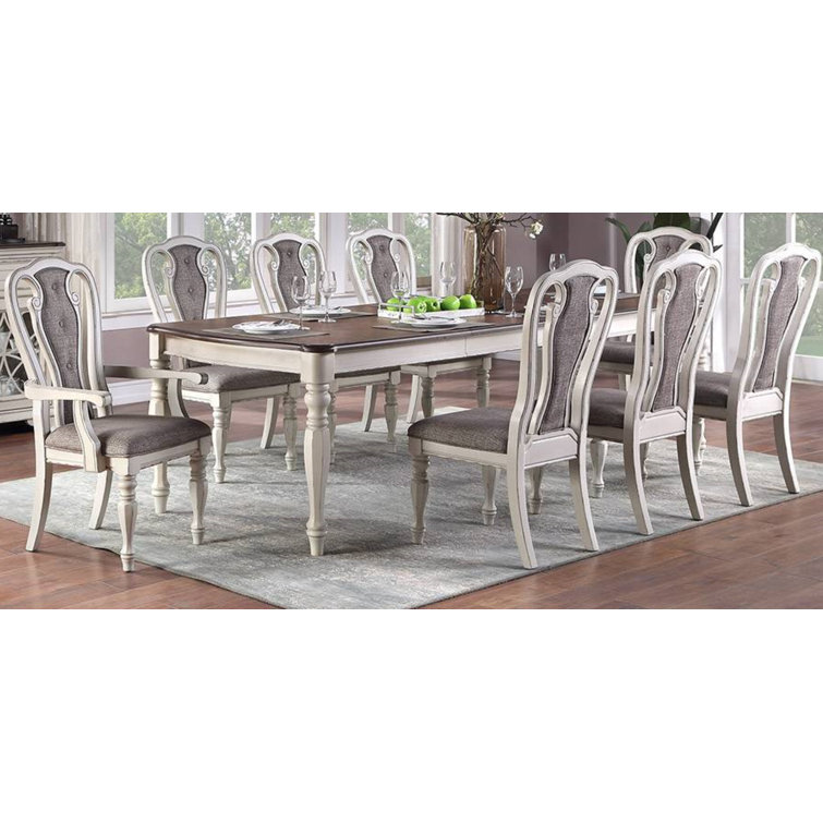 F&L Homes Studio Aceyyi 9 - Piece Extendable Dining Set | Wayfair