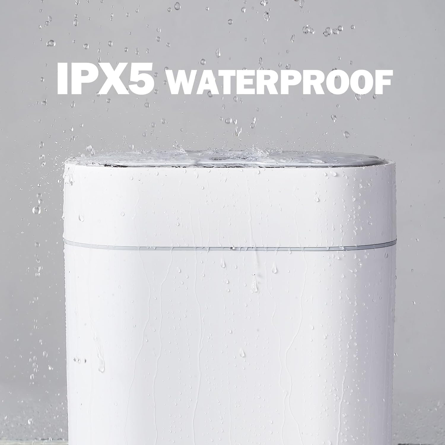 RFVT 2.5 Gal Automatic Bathroom Trash Can Motion sensor, rechargeable ...