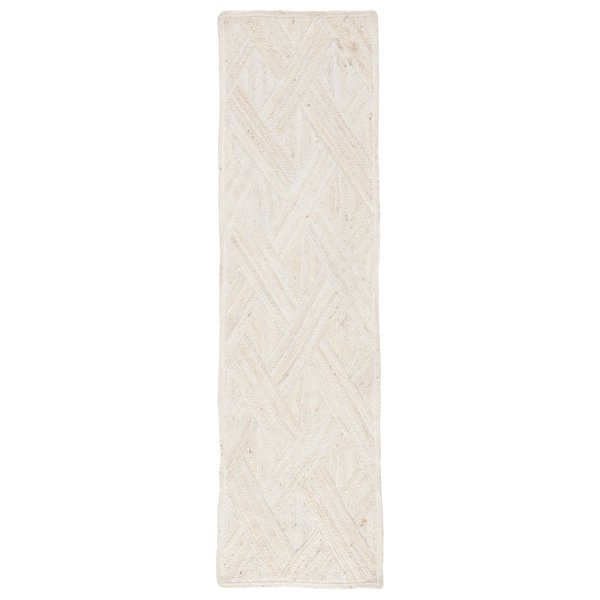 Lizbeth Geometric Handmade Flatweave Cream Area Rug & Reviews | Birch Lane