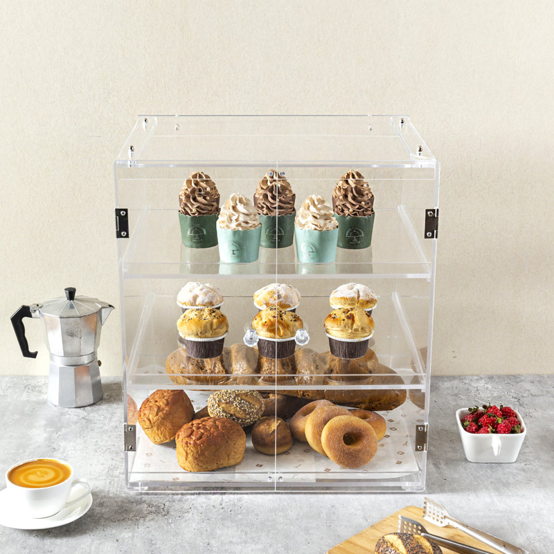 MyGift 3-Tier Acrylic Bakery Retail Display | Wayfair