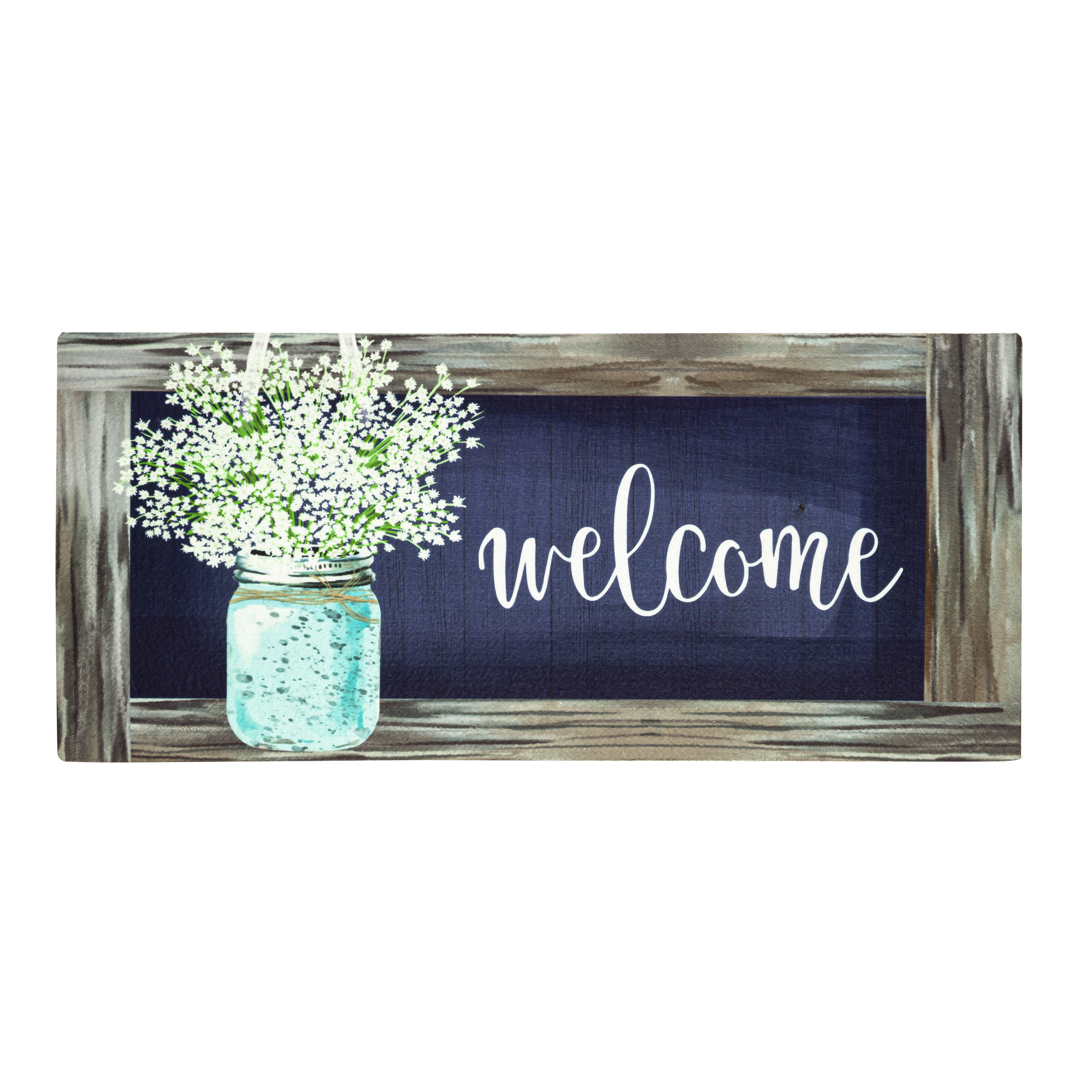 Evergreen Enterprises, Inc Hanging Mason Jar Sassafras Switch Mat ...