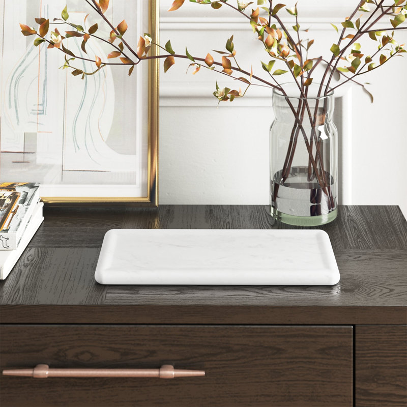 Joss & Main Clara Mae Round Edged Ottoman Tray & Reviews | Wayfair