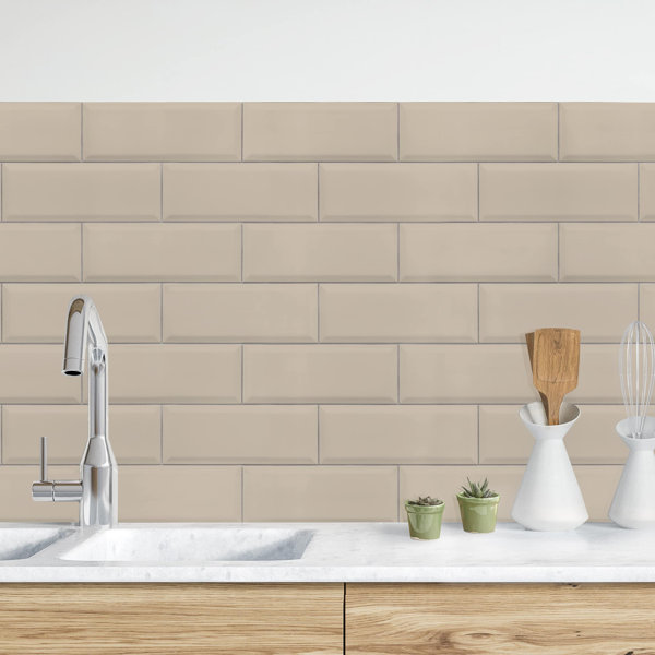 Ebern Designs Adeleke Ceramic 80 x 250cm PVC Tile | Wayfair.co.uk