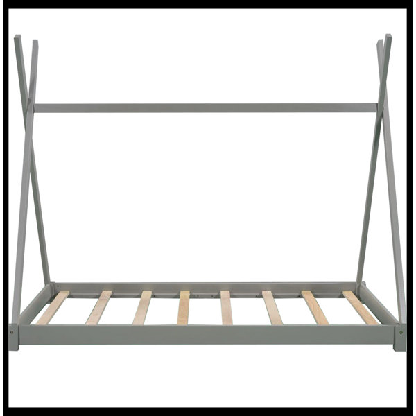 Isabelle & Max™ Aeneus Twin Size House Platform Bed with Triangle ...