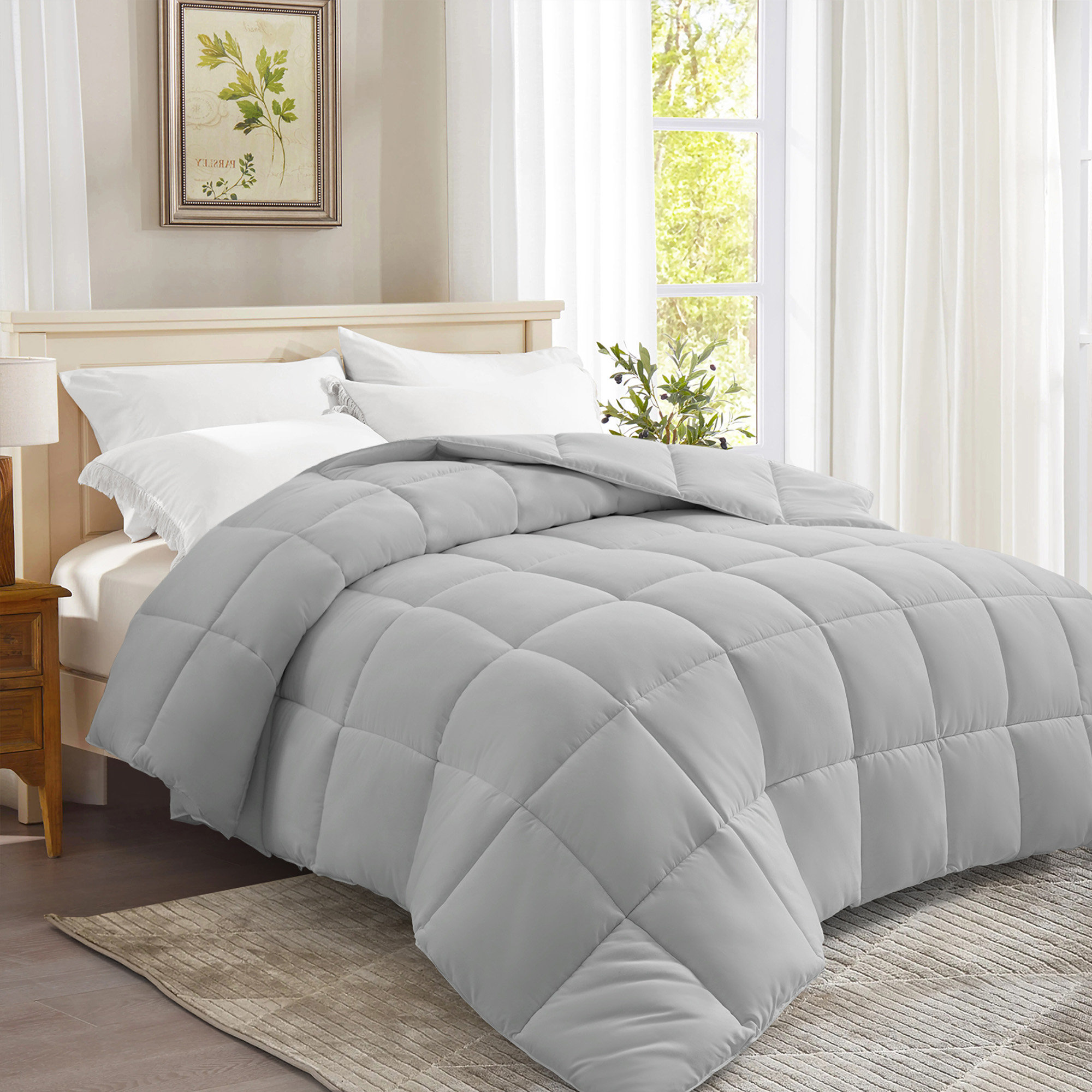 Alwyn Home All Season Polyester Down Alternative Comforter | Wayfair