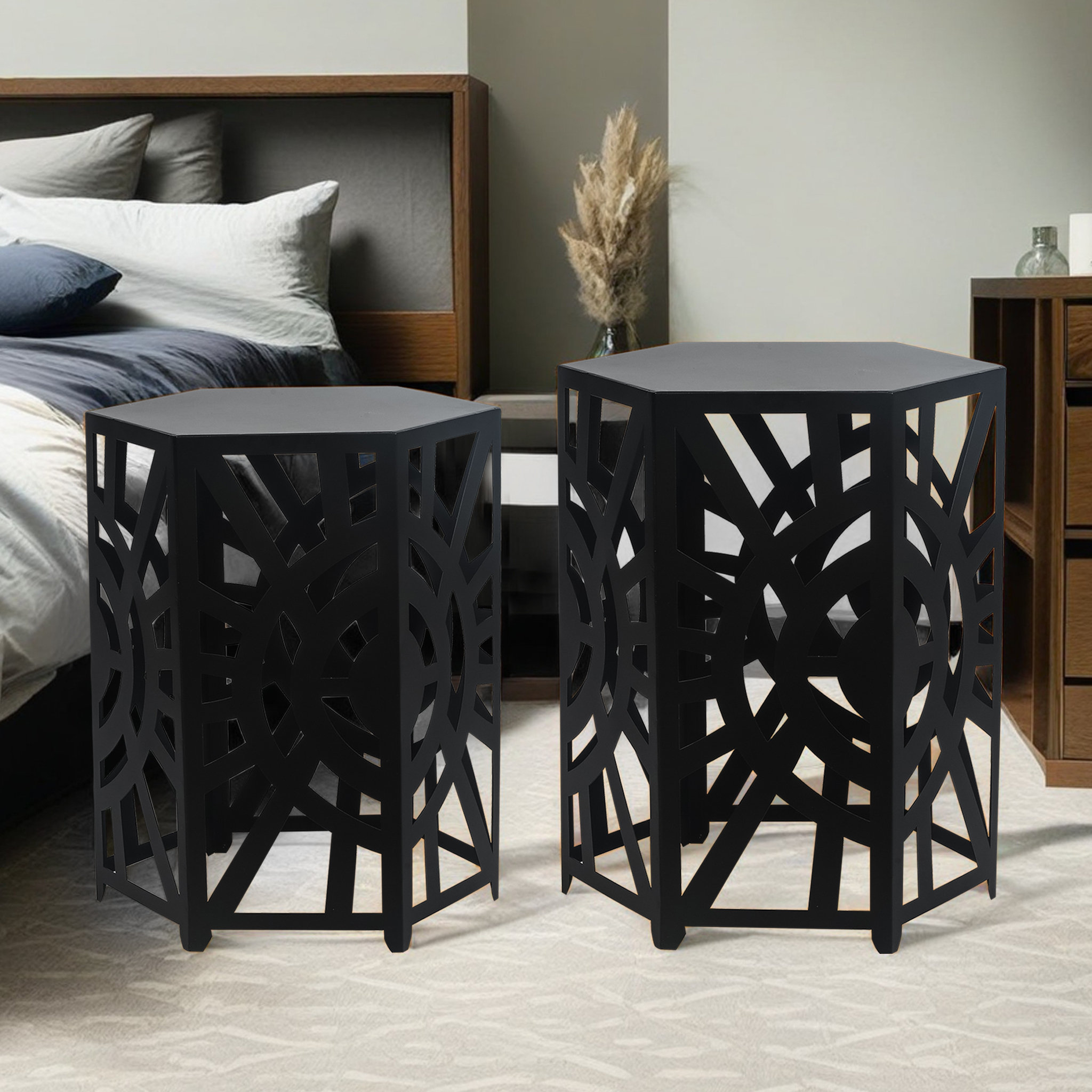 Mercer41 Ensemble de 2 tables de bout Terhune & Reviews | Wayfair