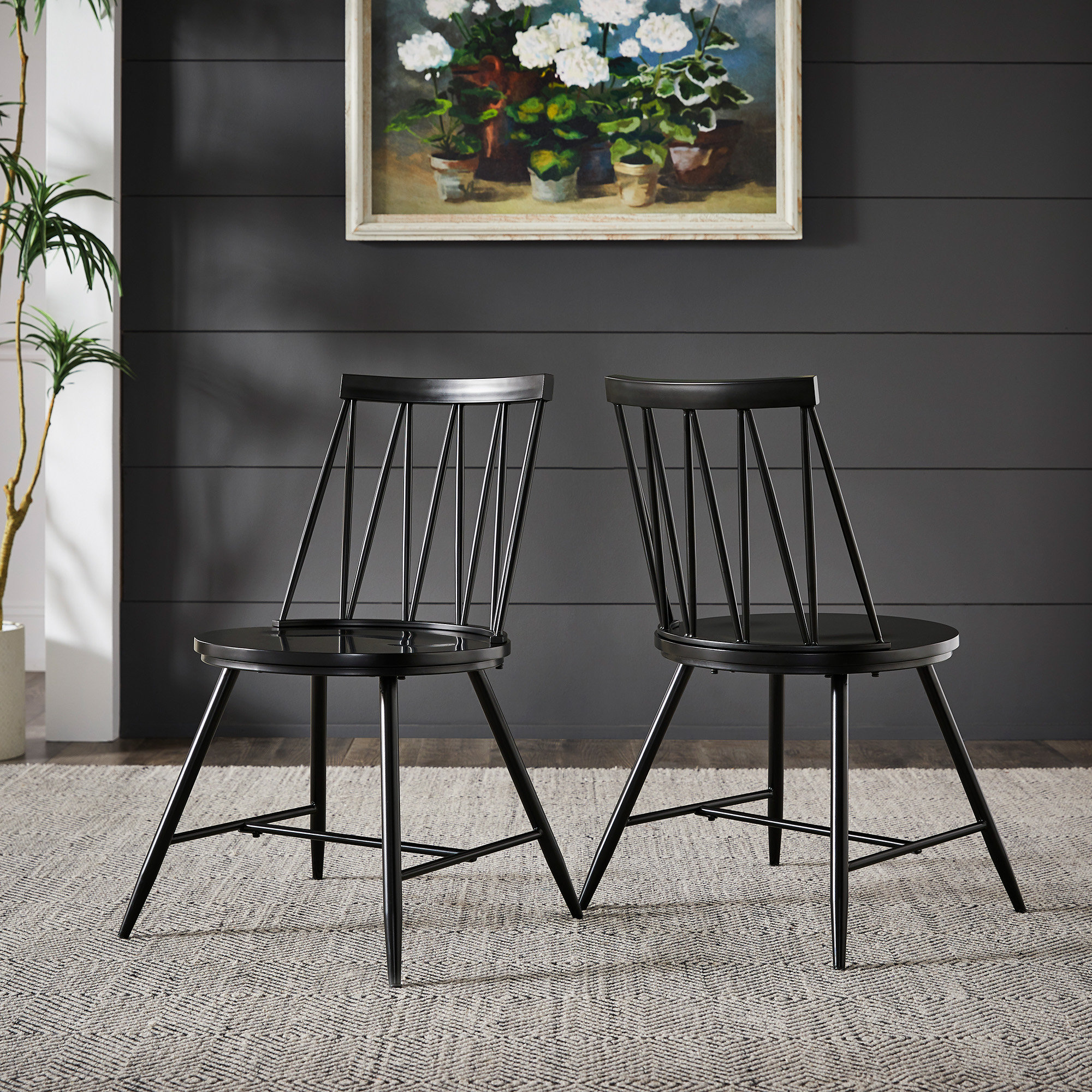 Laurel Foundry Modern Farmhouse® Kennamer Zigzag Low Back Windsor ...