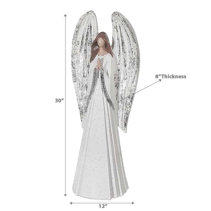 Red Barrel Studio® Resin Angel Figurine | Wayfair