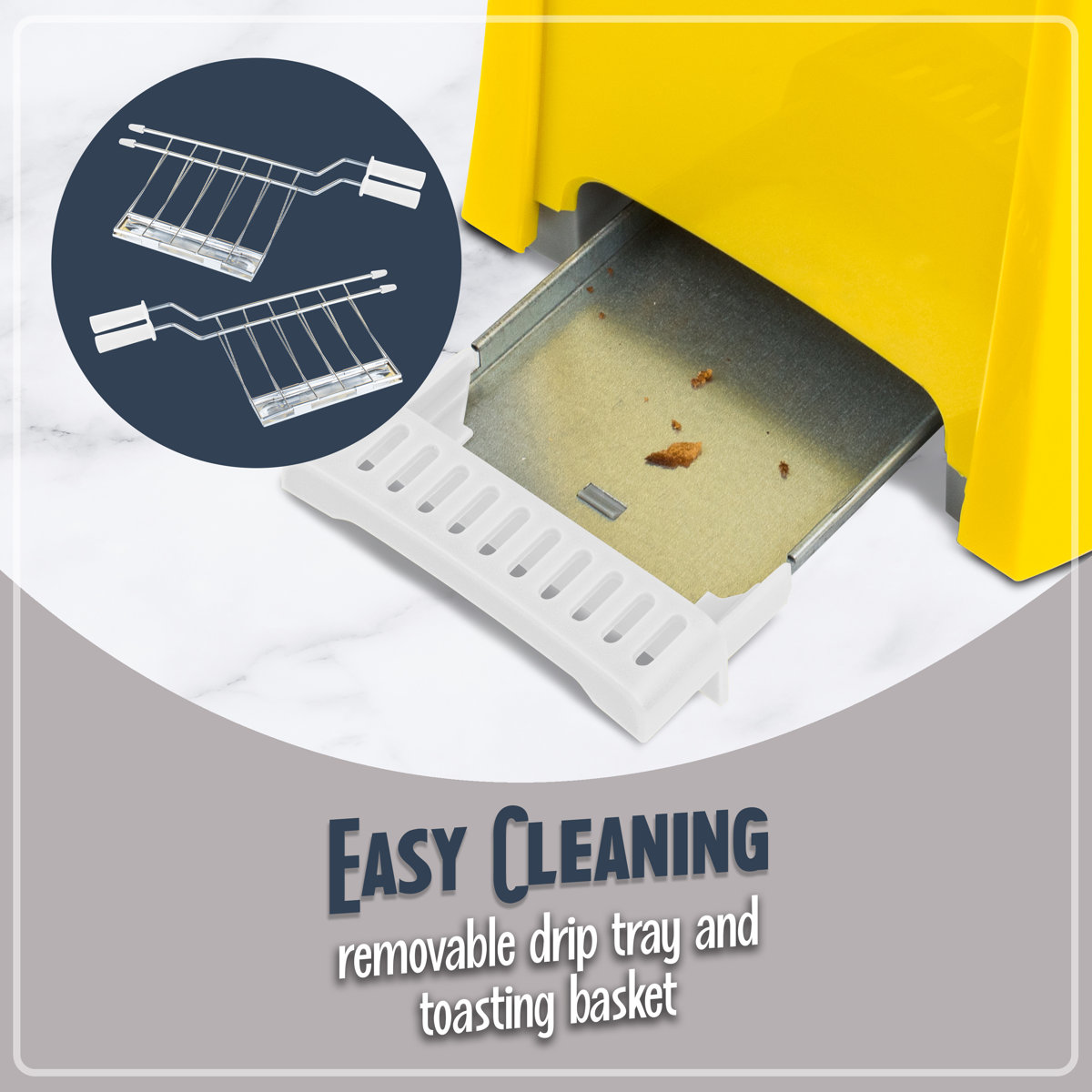 Nostalgia NTCS2YW Grilled Cheese Toaster with Easy-Clean Toaster ...