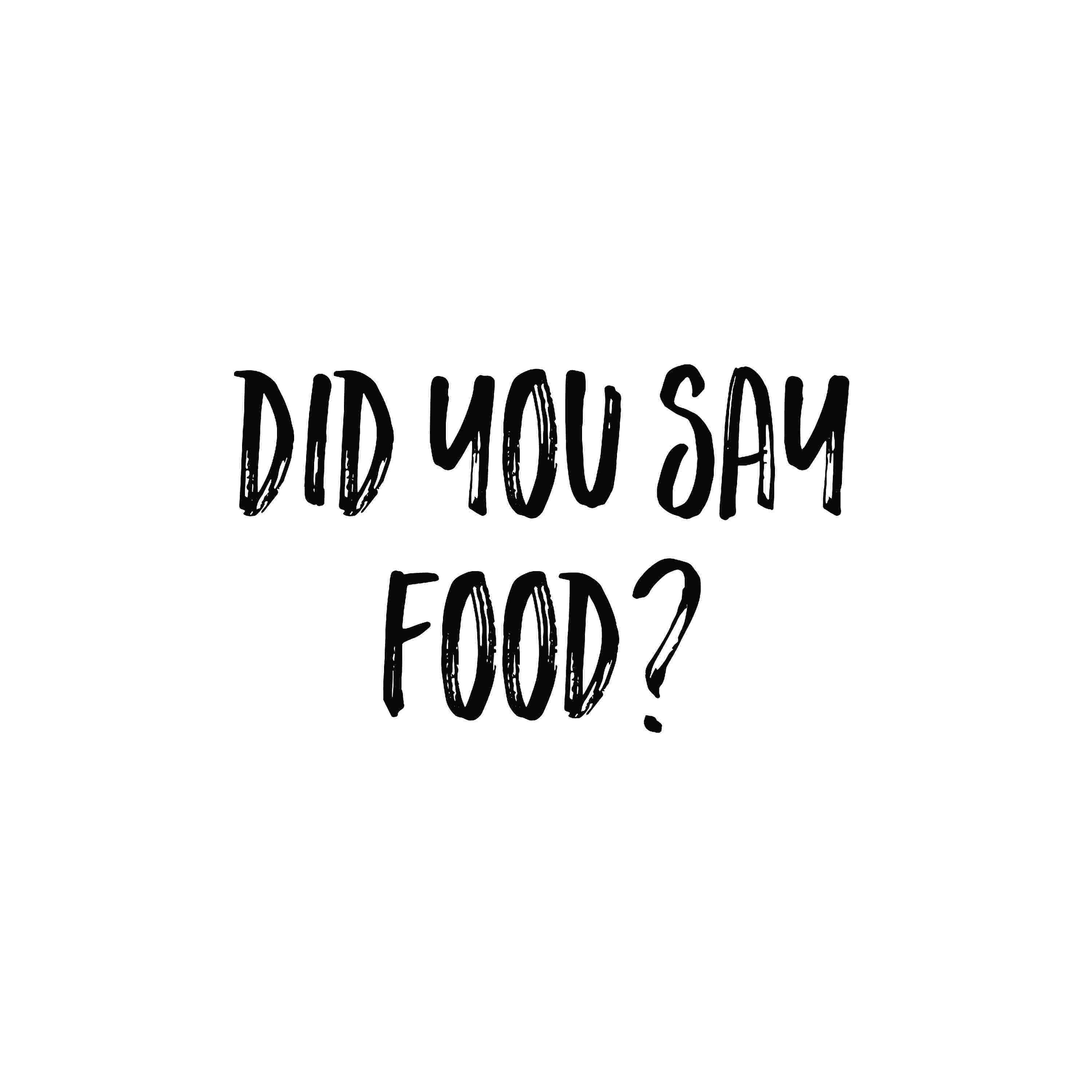 Trinx Say Food - Wrapped Canvas Textual Art - Wayfair Canada