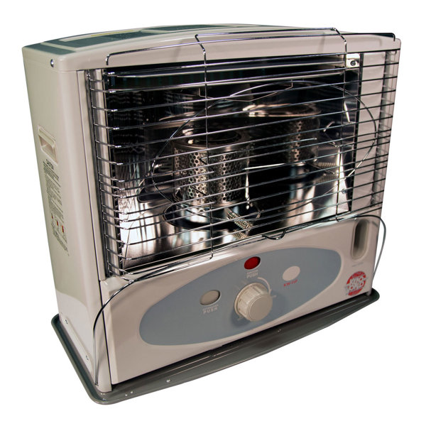 Kero World 10,000 BTU Kerosene Wick Heater with Sure-Seat Chimney ...