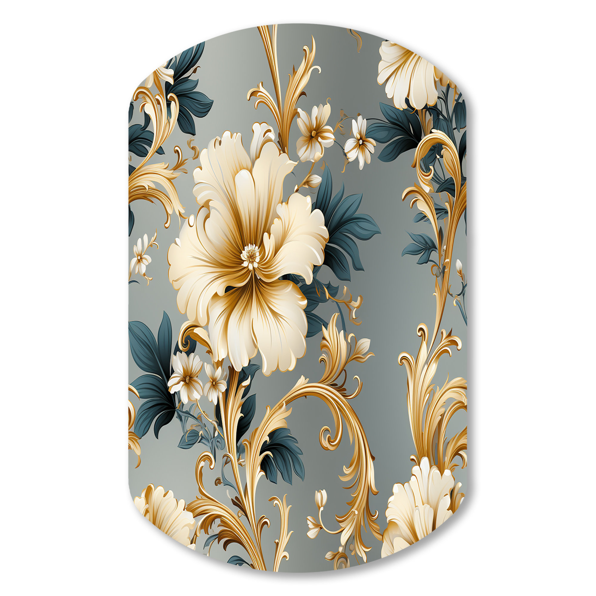 Design Art Vintage Ornamental Frames Victorian Pattern - Damask ...