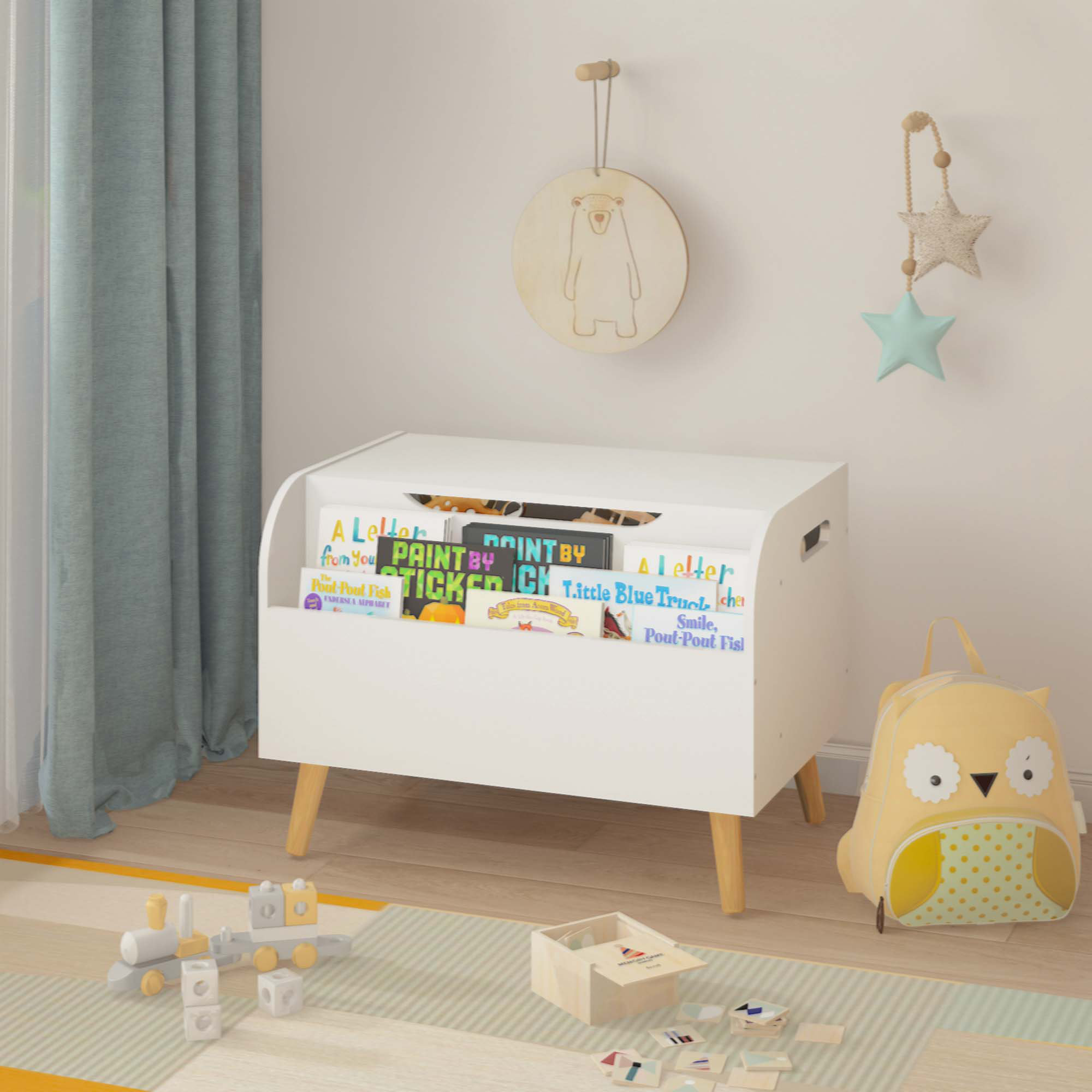 George Oliver Wooden Toy Box - Wayfair Canada