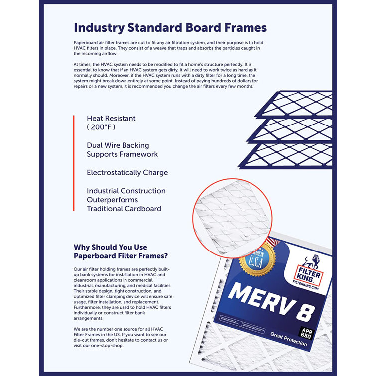 Filter King Universal Air Filter for Furnace | Wayfair