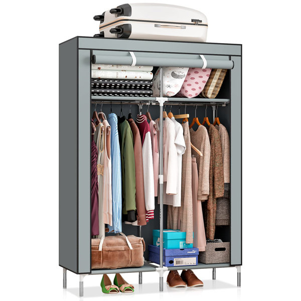 Rebrilliant Olson 90cm Portable Wardrobe | Wayfair.co.uk