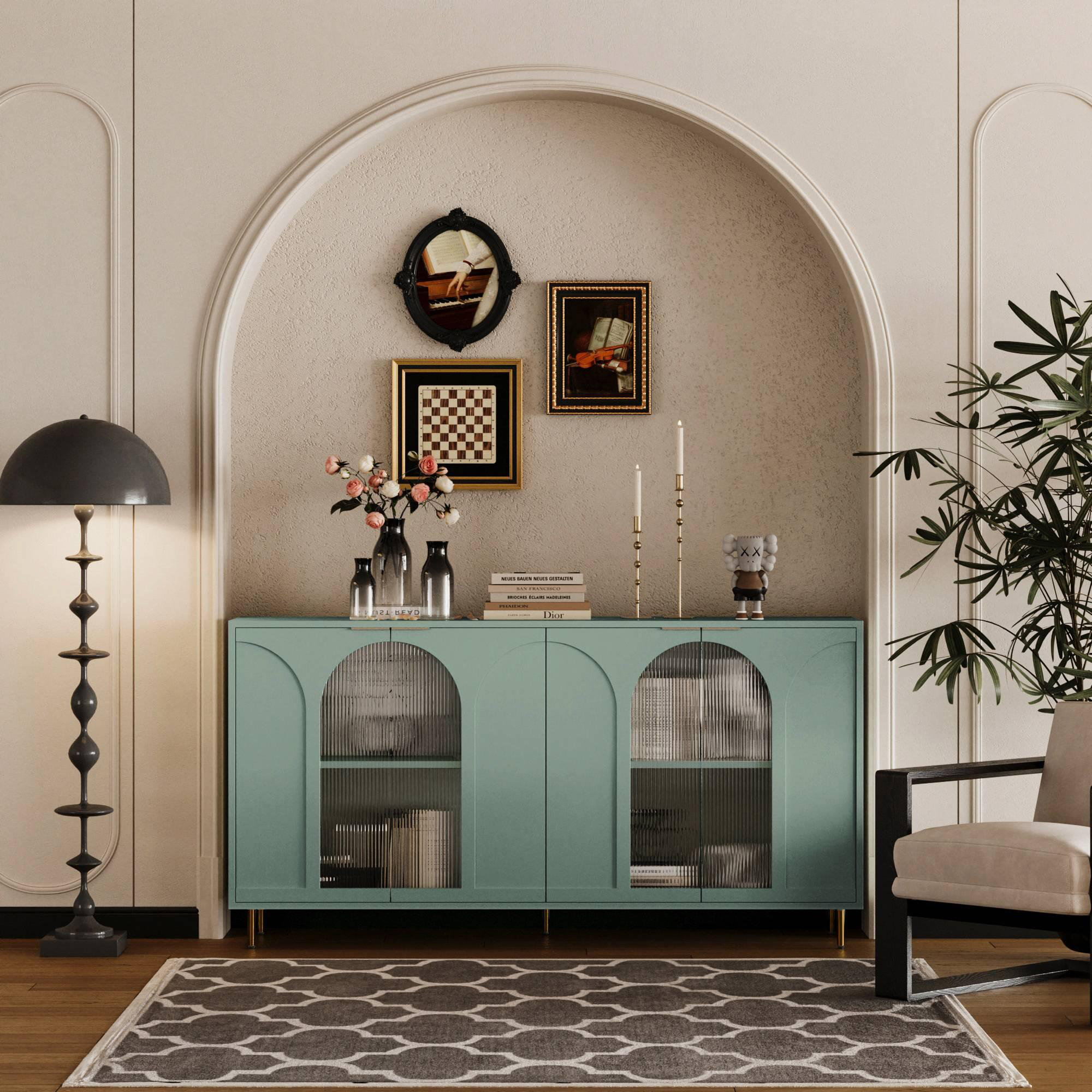 Ebern Designs Versatile sideboard with minimalist design | Wayfair