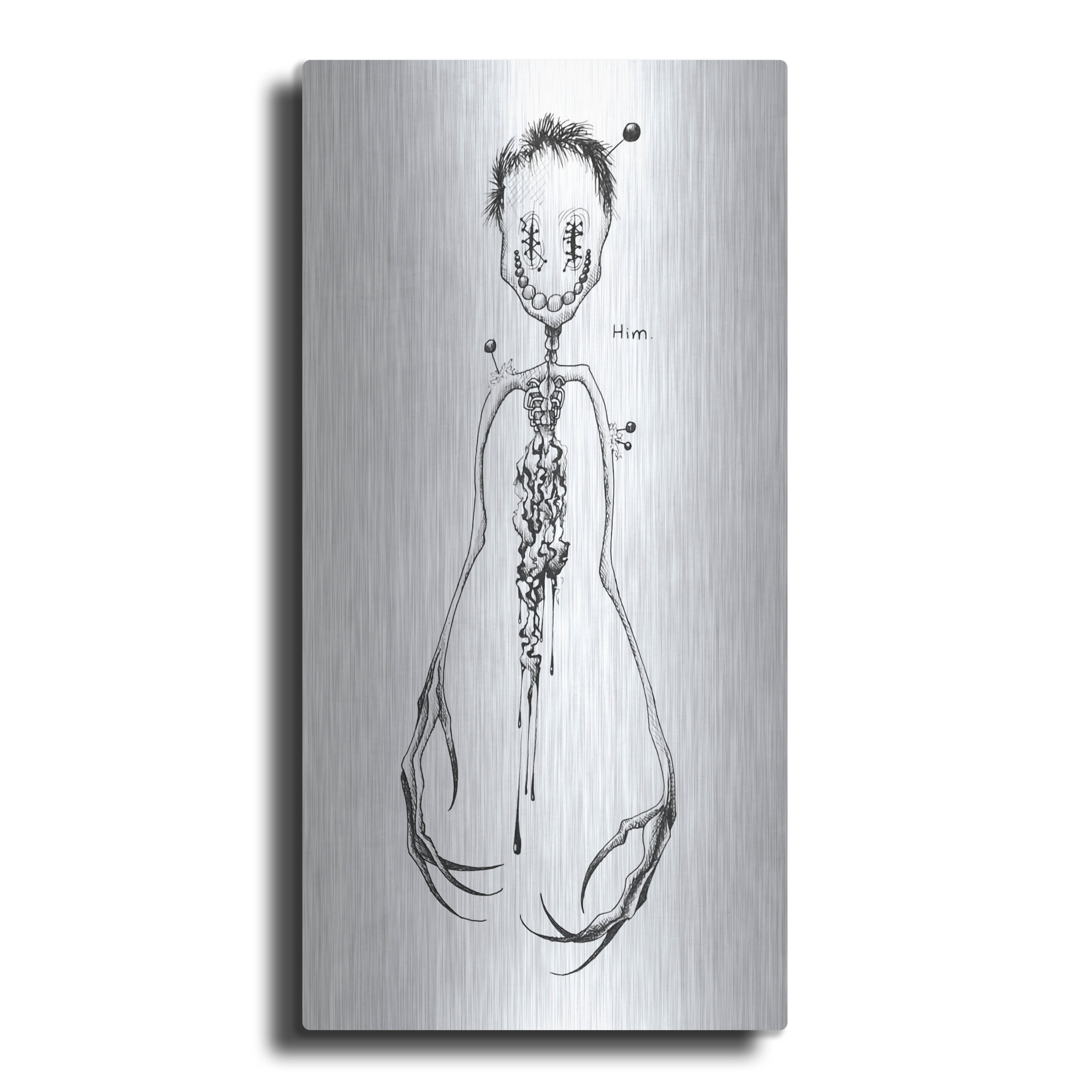 Red Barrel Studio® 'Him 'by Avery Multer, Metal Wall Art | Wayfair