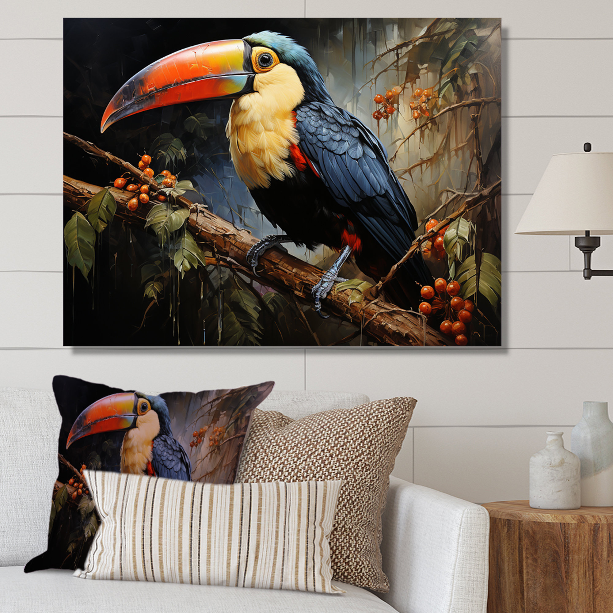 Bay Isle Home™ Tropical Toucan Portrait II - Toucan Animal Wall Art ...
