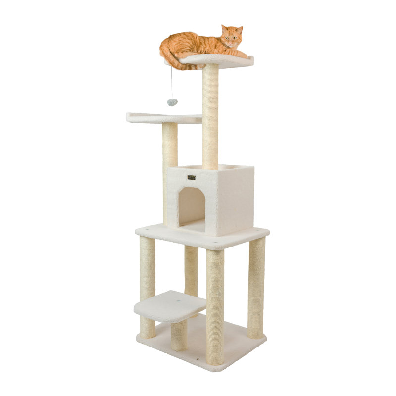 Armarkat 62" Classic Classic Real Wood Cat Tree & Reviews | Wayfair
