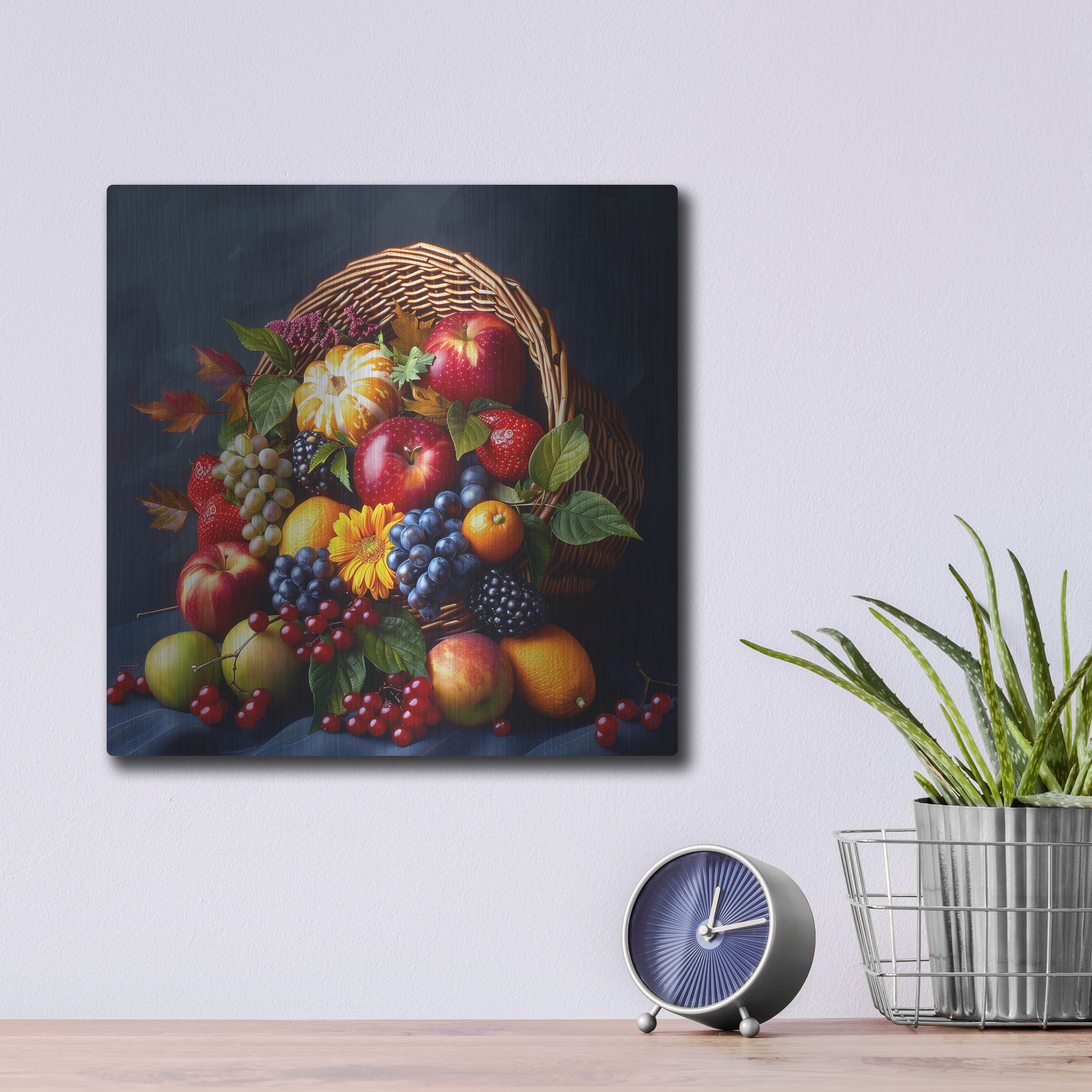 Gracie Oaks 'Cornucopia' by r3darch0n Metal Wall Art, 12" x 12 ...